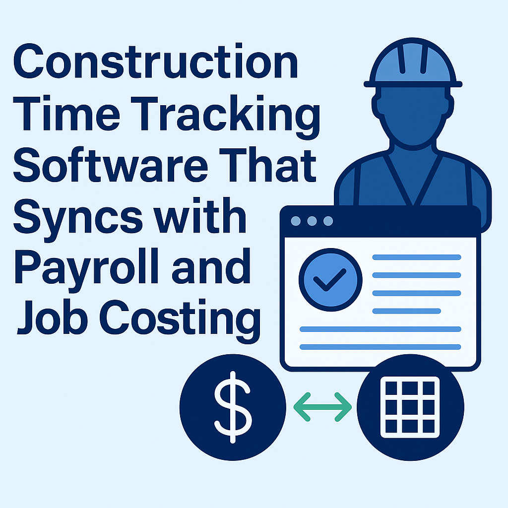 Construction Time Tracking Software That Syncs with Payroll and Job Costing